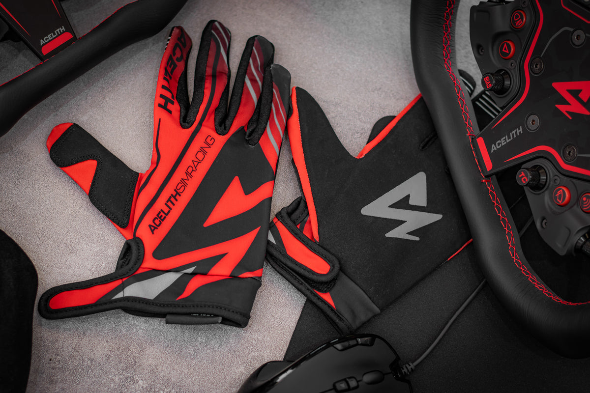 Slim Sim racing Gloves Acelith – Acelith Design Sim Racing