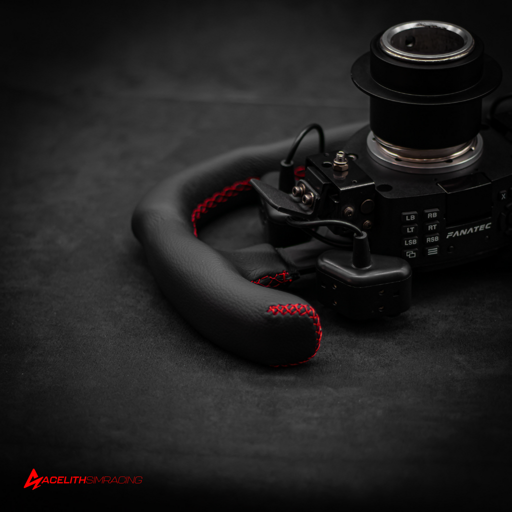 NEW Ace-One V2 C30 - Leather & Red stitching – Acelith Design Sim Racing