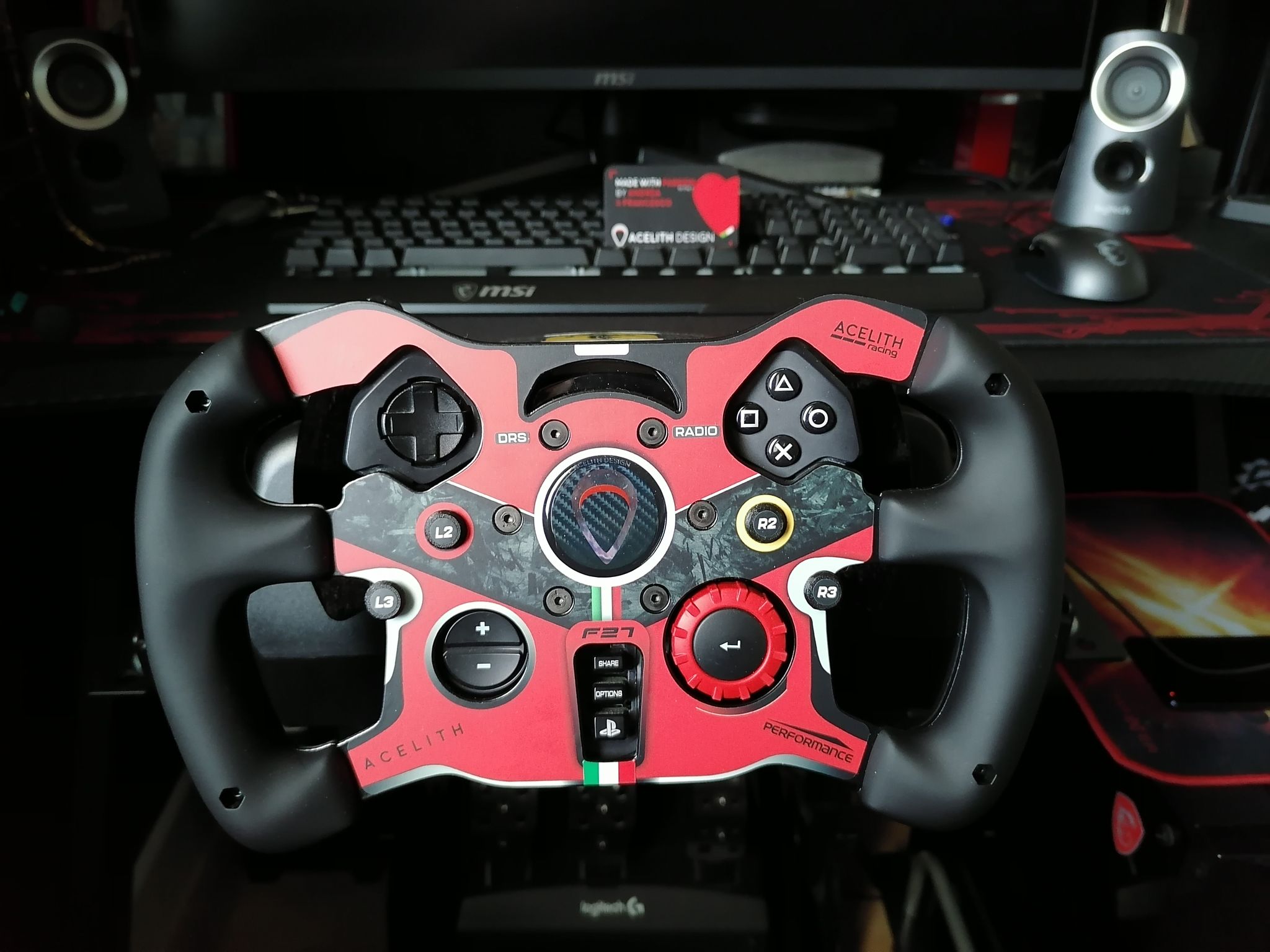 MOD - F27 Formula Style Rim for Logitech G29 / G923 (Play Station - PC ...