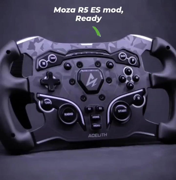 MOD - Hybrid ES Mod for MOZA R3 & R5 ES wheel – Acelith Design Sim Racing