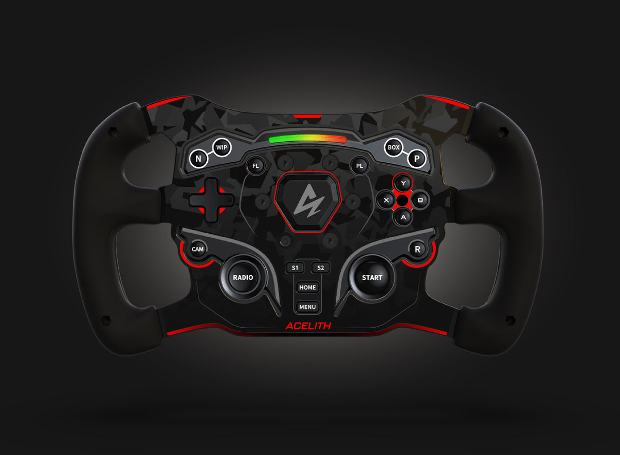 Hybrid ES\ESX Mod for MOZA R3 & R5 ES wheel – Acelith Design Sim Racing