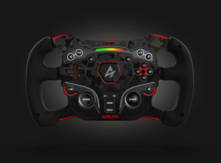 Hybrid ES\ESX Mod for MOZA R3 & R5 ES wheel – Acelith Design Sim Racing